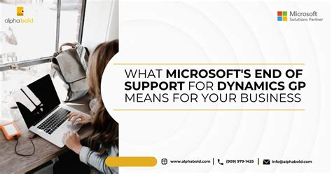 Microsoft Dynamics Gp End Of Life Plan Your Business Transition