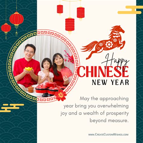 Create Custom Happy Chinese New Year 2026 Wishes With Photo