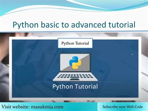 Python Slide Basic To Advanced English Tutorial Pptx