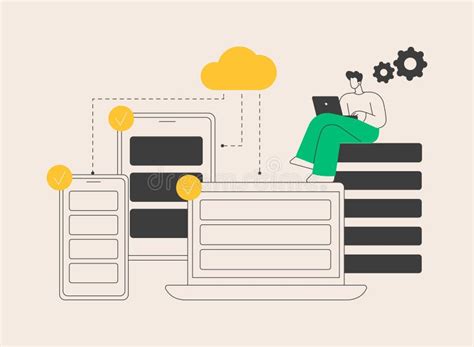 Saas Technology Abstract Concept Vector Illustration Stock Vector Illustration Of Vector