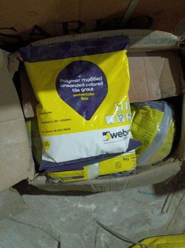 Weber Tile Grout For Commercial At ₹ 55 Kg In Siliguri Id 2849767833648
