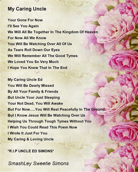 Rest In Peace Uncle Poems Uncle Eulogy Examples 20 Heartfelt Examples