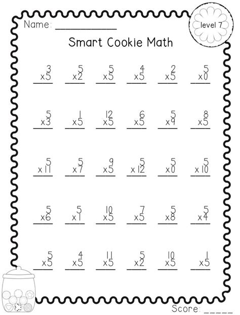 Smart Cookie Math A Program To Master Multiplication Facts Shop