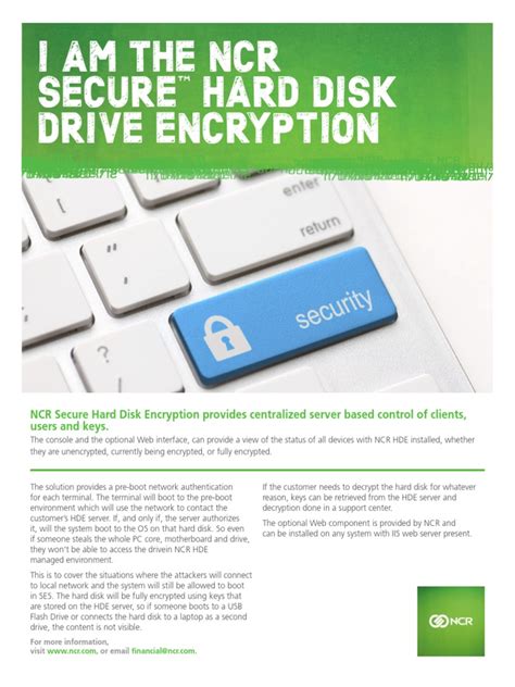 iamthencr secure™ hard disk drive encryption pdf encryption