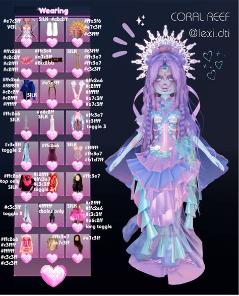 Coral Reef Tutorial ♡ Dress To Impress Fashion Dress Up Games Coral