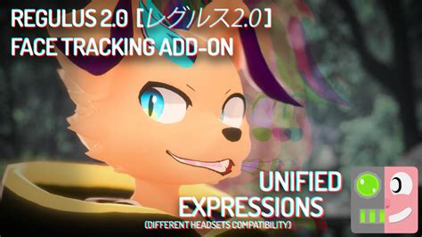 Vrchat Regulus 20 レグルス20 Face Tracking Add On