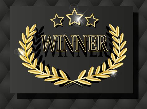 Winner Banner Vector Illustration 16122626 Vector Art At Vecteezy