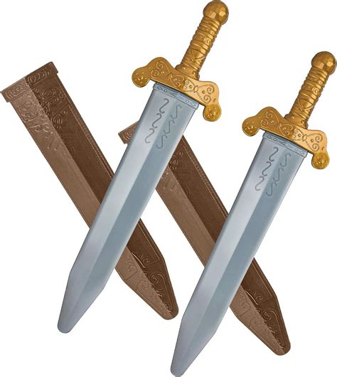 Vifcotlyp 2pcs Plastic Roman Toy Sword With Sheath