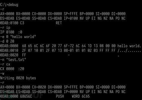8086汇编 16位汇编 学习笔记01 汇编基础和debug使用 freebuf网络安全行业门户