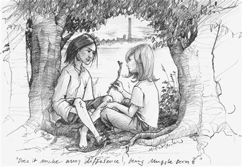 Snape Fan Art Young Snape Lily By Somelatervisitor Not The Red