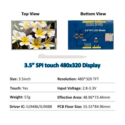 Lafvin 2 4 2 8 3 2 3 5 Inch Tft Lcd Touch Display Screen Panel 320x240 Spi Serial Ili9341