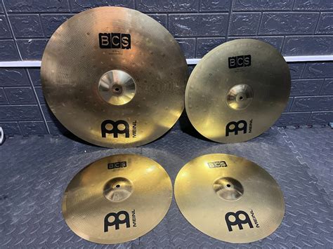 Meinl BCS Cymbal Set hi hats, ride, crash, drumset, Hobbies & Toys ...