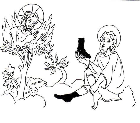 Moïse Et Le Buisson Ardent Images Bible Les Images De La Bible