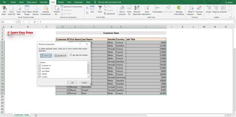 How To Remove Duplicate Rows In Excel Learn Easy Steps