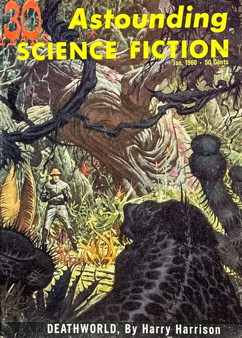 “astounding Science Fiction” January 1960 Cover Art By Flickr
