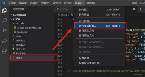 vscode运行cjson自用 vscode c json CSDN博客