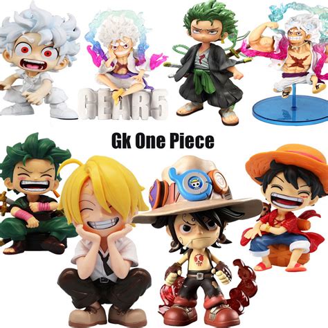 ตุ๊กตาฟิกเกอร์ One Piece Luffy Gear 5 Nika Sun God Zoro Law Ace Uta