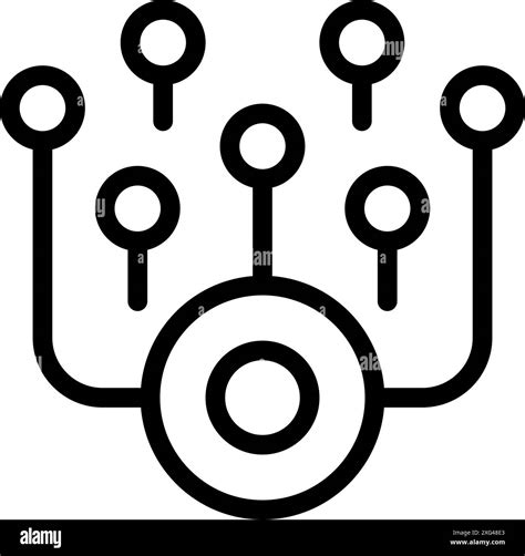 Network Hub Is Connecting Devices With Data Transferring Information