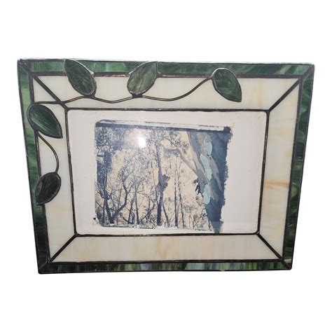 Devlin Glass Art Stained Glass Picture Frame Chairish