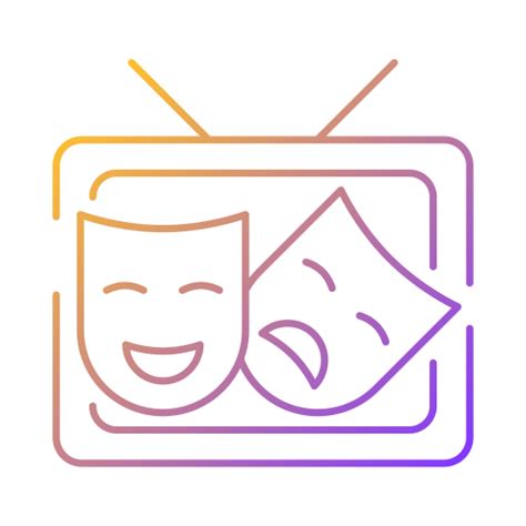 Tv Show Generic Gradient Icon