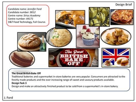 Aqa Food Technology A Grade Coursework Example Teaching Resources