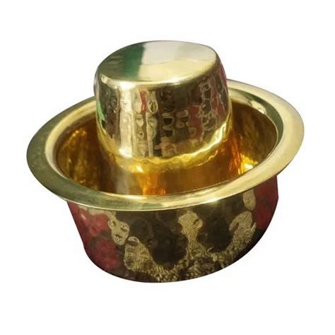 Brass Polished Coffee Dabra Set 400g At Rs 260 Piece In Moradabad Id 26077928697