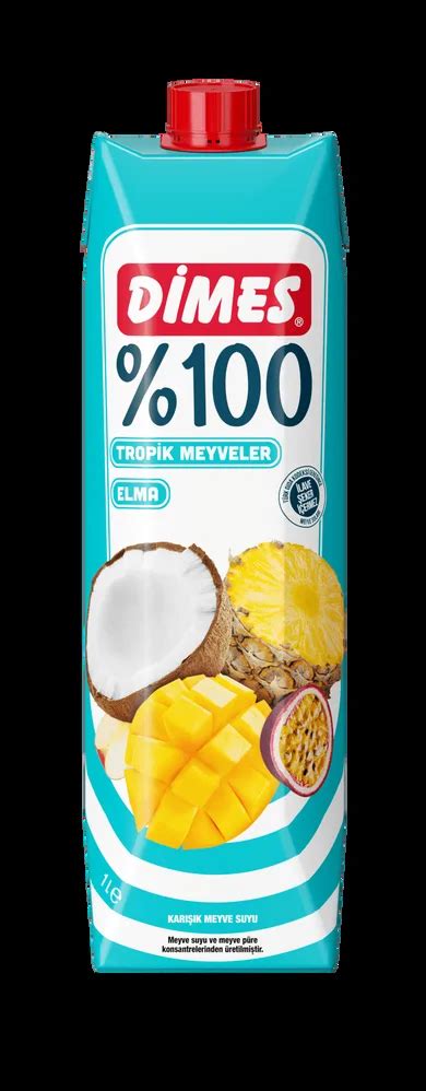 Dimes Nektar Tropik Meyveler Meyve Suyu 1 Litre