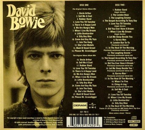 David Bowie David Bowie Deluxe Edition 2 Cd Album Uit 2010 Bol