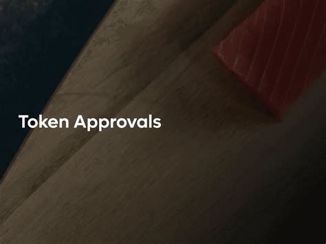 What Is A Token Approval Sushi 🍣