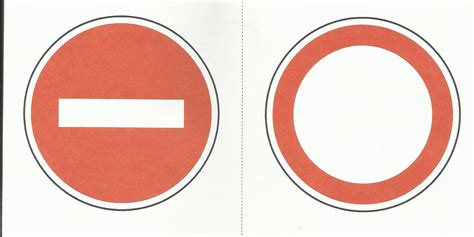 Дорожные знаки для детей в картинках для печати