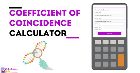 Coefficient Of Coincidence Calculator