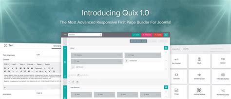 introducing quix 1 0 next generation page builder for joomla is here
