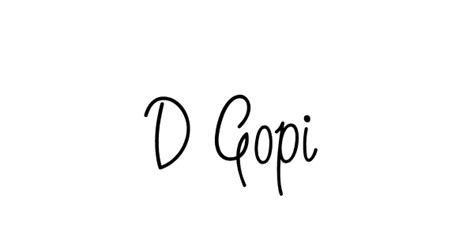 96 D Gopi Name Signature Style Ideas New Electronic Signatures