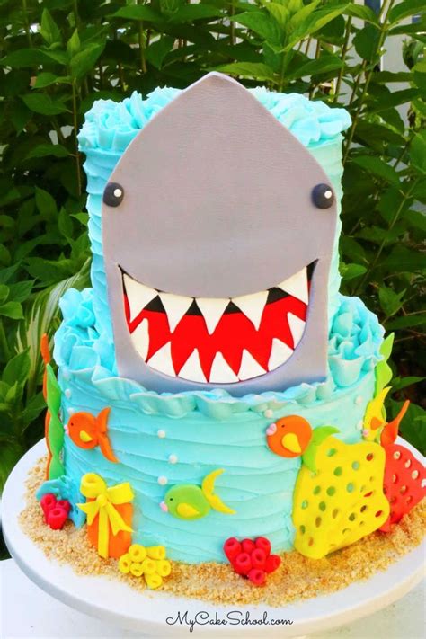 Shark Cake Tutorial My Cake School