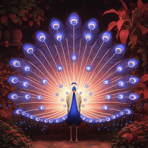 Premium Photo Striking Peacock Display For Business Or Travel Marketing