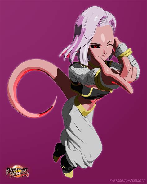 Render Android 18 Majin Figthterz By Esejota11 On Deviantart