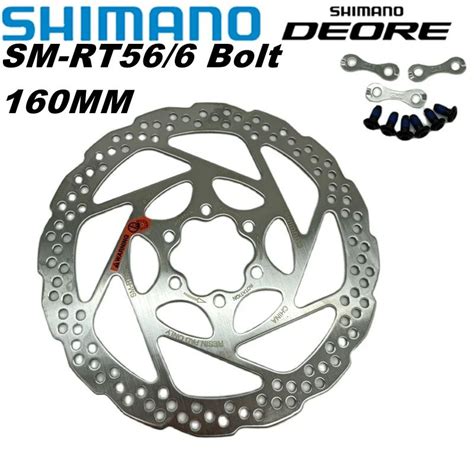 Тормозной диск для велосипеда Shimano RT56 160 мм + 6 болтов ...