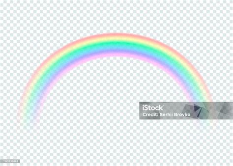 투명 한 무지개 투명 한 배경에 고립 벡터 일러스트입니다 개념에 대한 스톡 벡터 아트 및 기타 이미지 개념 곡선 날씨