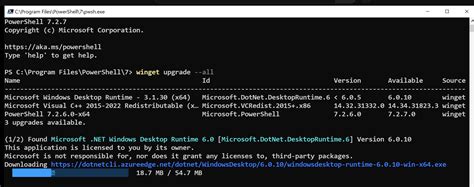 Winget Upgrade Powershell Fails Issue Powershell Powershell Github