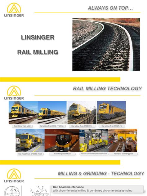 Linsinger Slide Presentation Pdf Rail Transport Train