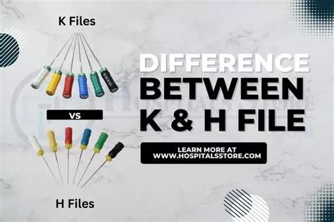 what are dental k and h file difference between k files and h files