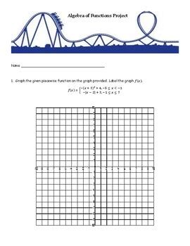 Algebra Of Functions Project By Volunteacher Teachers Pay Teachers