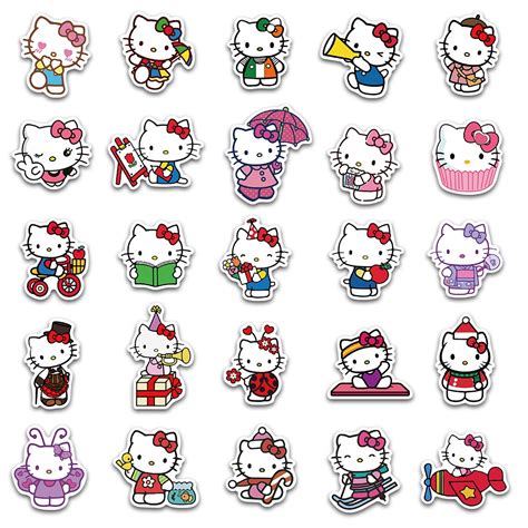 Calcomanías De Al Azar 1050 Piezas Hello Kitty De Dibujos Animados