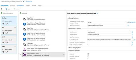 Biztalk Run Functional Tests Task And Specflow Nfig Being