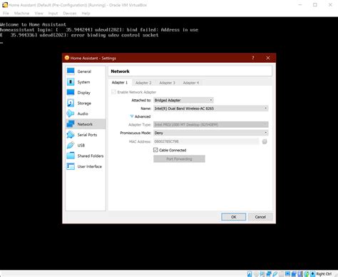 fresh installation on vm cannot access homeassistant local 8123