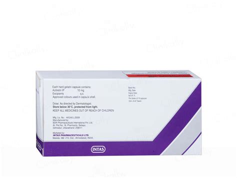 Buy Actoid 10 Capsule Online At Best Price Clinikally