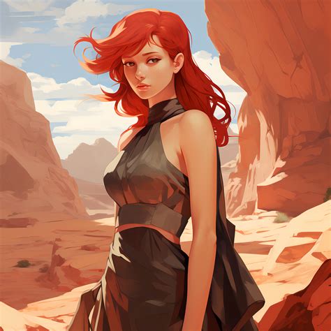 Download Ai Generated Woman Red Head Royalty Free Stock Illustration