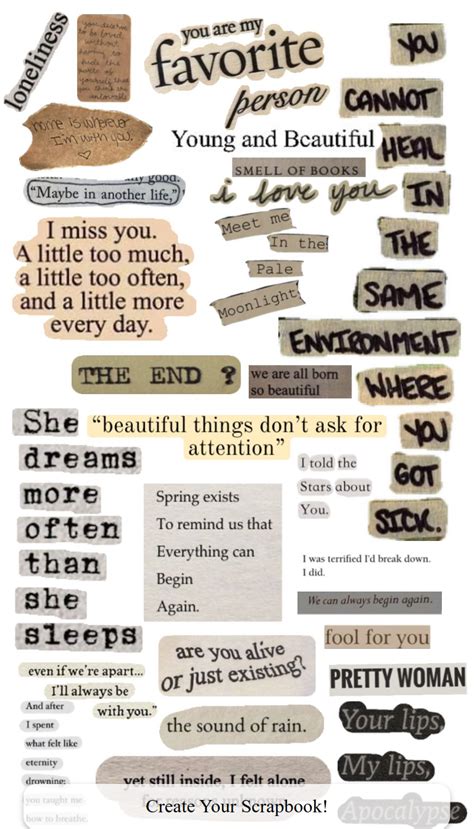 150 Scrapbook Stickers Printable Ideas In 2025 Scrapbook Stickers