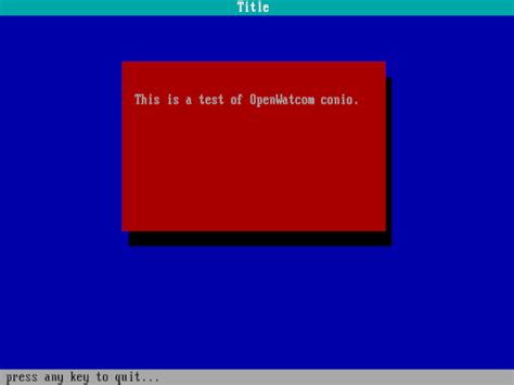 From Turboc To Open Watcom A Tale Of Two C Compilers And Their