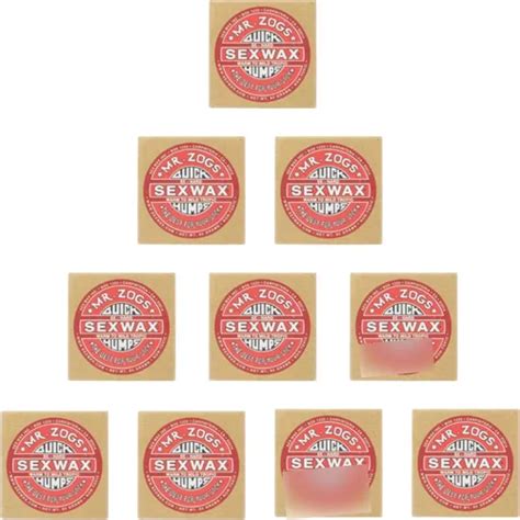 Kit 10 Parafina Sex Wax Quente Mr Zogs Hard 5x Vermelha Parcelamento
